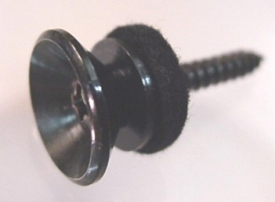 BLACK FELT-LINED GUITAR OR MANDOLIN STRAP PIN endpin | eBay