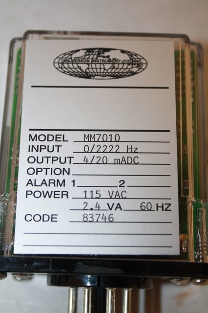 Wilkerson Instrument MM7010 Plug in Mighty Module Relay W/base for sale ...