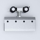 Home Interior Sliding Door Tempered Glass Heavy Duty & Running Rail ...