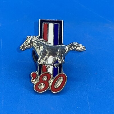 '80 1980 Ford Mustang Logo Pin Tie Tac Lapel Pin Hat Pin | eBay