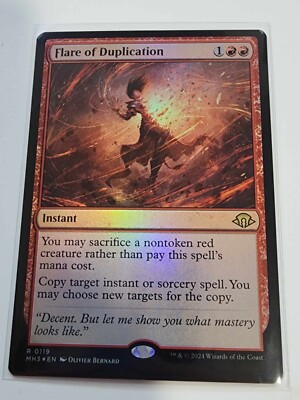 MTG Flare of Duplication FOIL Modern Horizons 3 NM MH3 | eBay