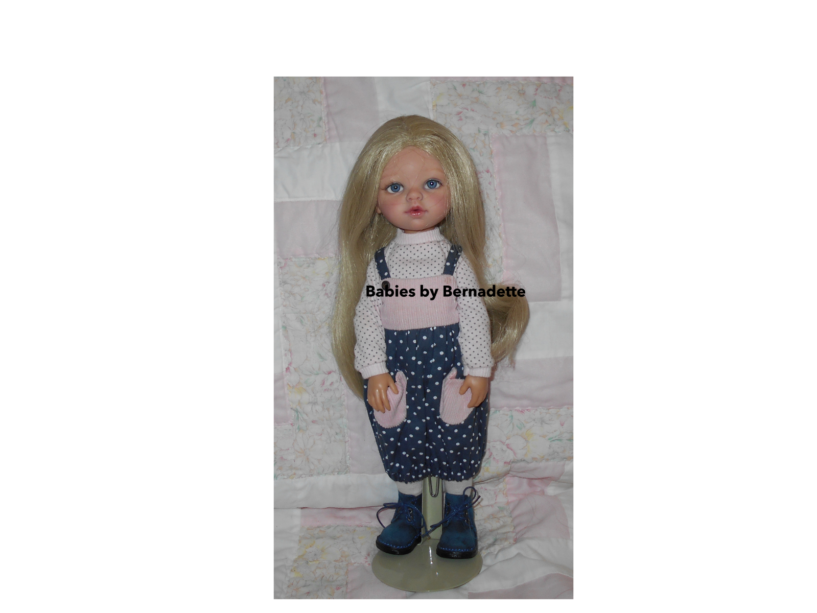 Kemper SARAH Doll Wig SZ 8/9 DK PALE BLONDE Long Hair w/Bit of Body/NO ...