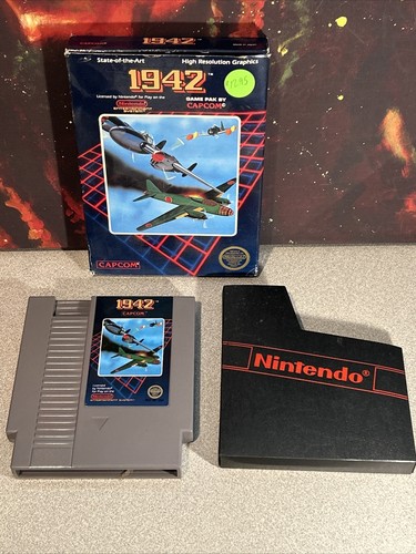 NES Nintendo Capcom 1942 Game with Original Box Works!!! | eBay