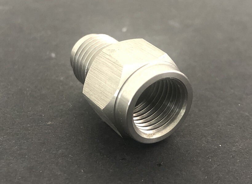 -3AN Male to Female Inline Oil Inlet Restrictor 0.065" | Fit T3 T4 GT37 ...