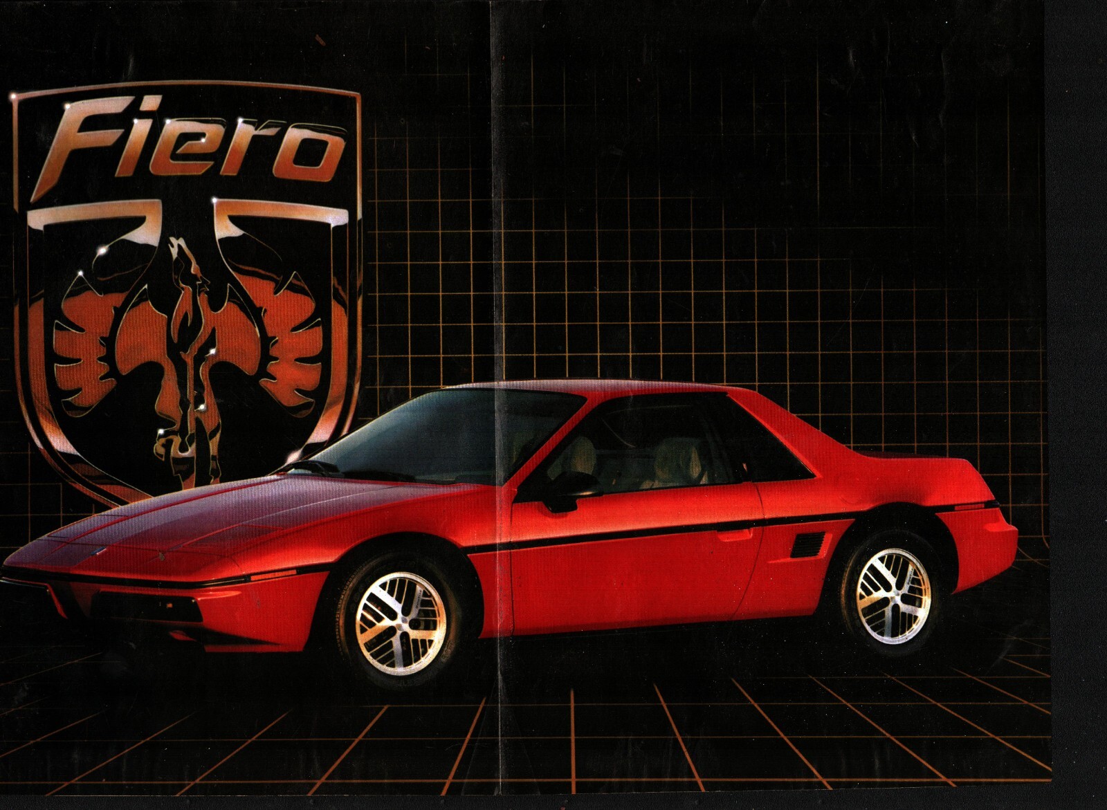 1984 Vintage Pontiac Fiero original color ad nostalgic f2 | eBay