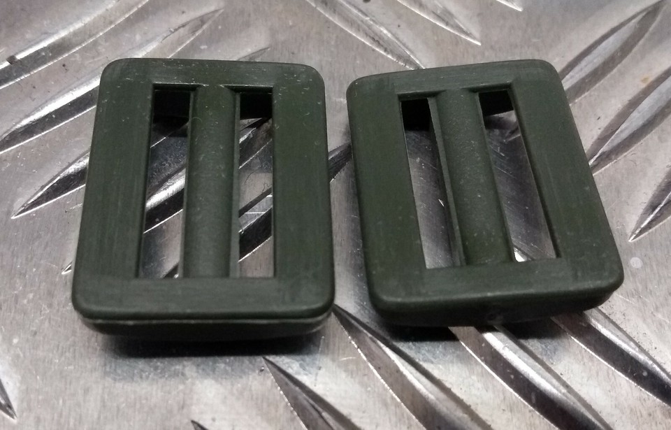Genuine Vintage British Army 80`s Pattern 19mm Slide Strap Buckles Un ...