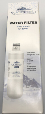 New Glacier Fresh GF-1000P Refrigerator Water Filter for LG-1000P New ...