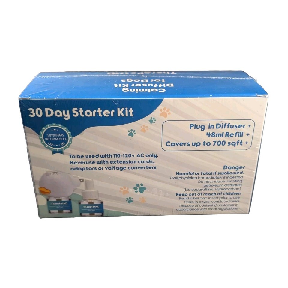 TheraPet MD Advanced Dog Calming Diffuser Kit - 1 Diffuser with 2 ...