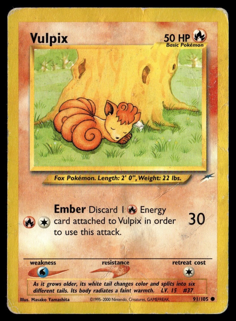 2002 Neo - Destiny Vulpix Basic/Common #91 | eBay