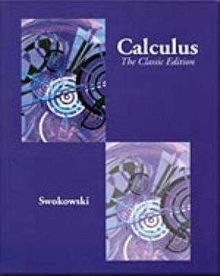 Calculus, Hardcover by Swokowski, Earl W., Used Good Condition, Free ...