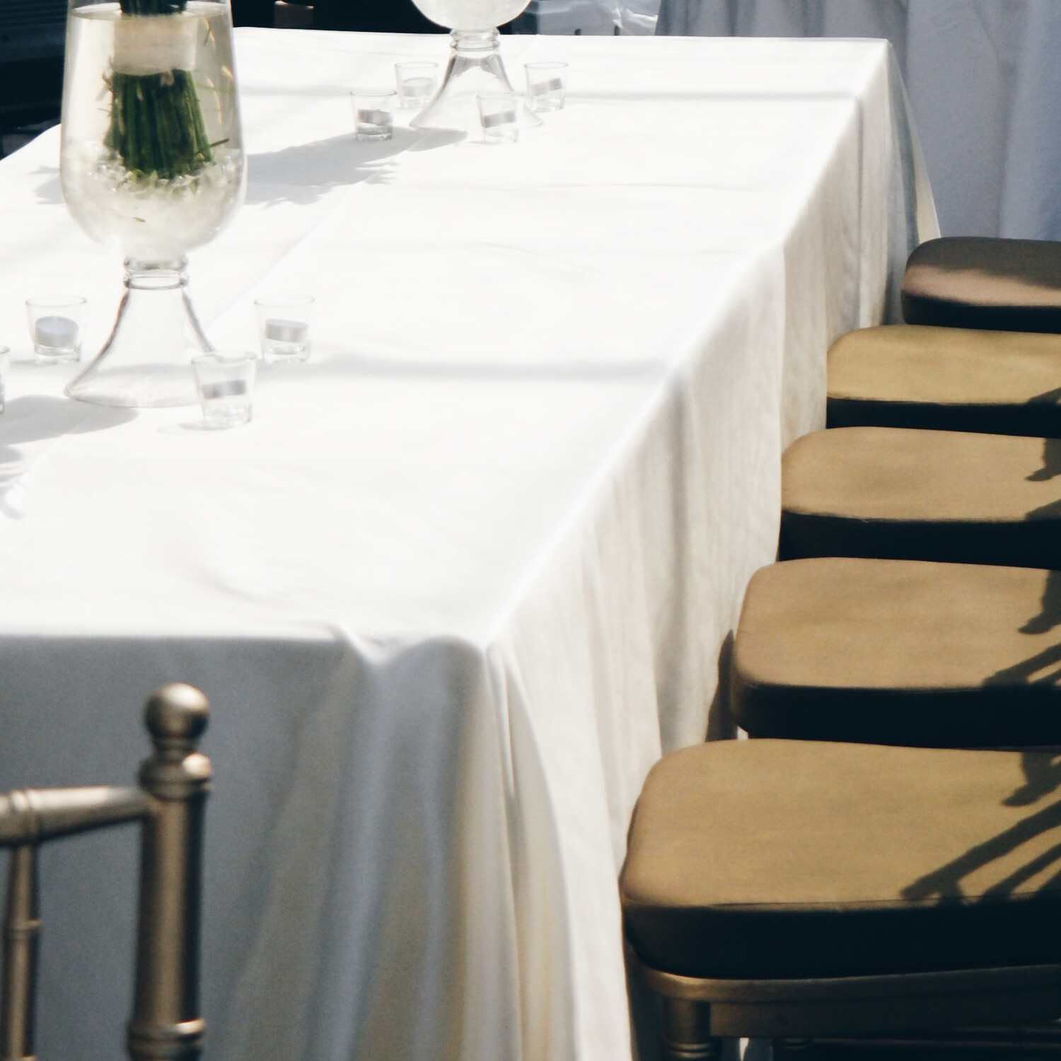 Polyester Extra Large Tablecloth White Dining Party Table Cloth ...