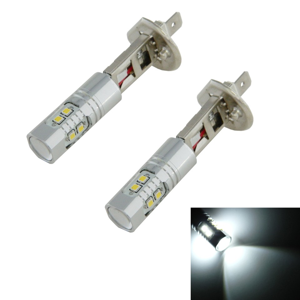 2pcs H1 LED 6000K White Replace Fog Light Halogen Bulbs For Volvo XC90 ...