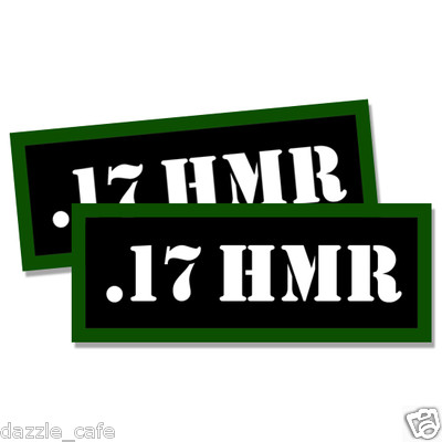 17 HMR Ammo Can 2x Labels for Ammunition Case 3" x 1.15" stickers ...