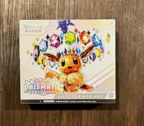 EMPTY 2024 Pokémon Prismatic Evolution ETB Elite Trainer Box w/ Book | eBay