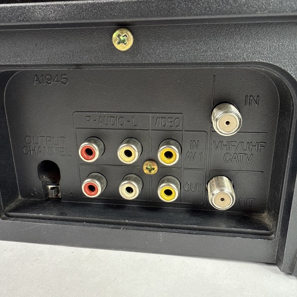 Sharp VCR Plus+ Model VC-H955 VHS Black 4-Head W Cable Channel Changer ...