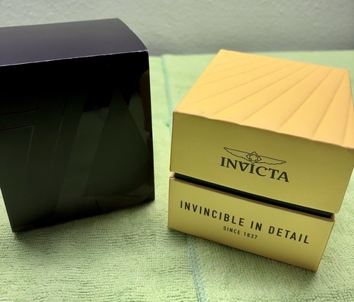Invicta Yellow Empty Watch Box | eBay