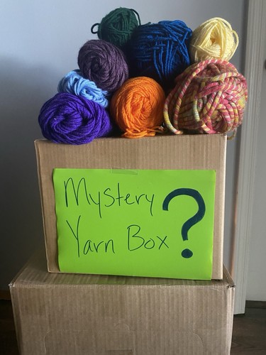 Mystery 6lb. Yarn Box, Various Colors, Weights, & Softness | eBay