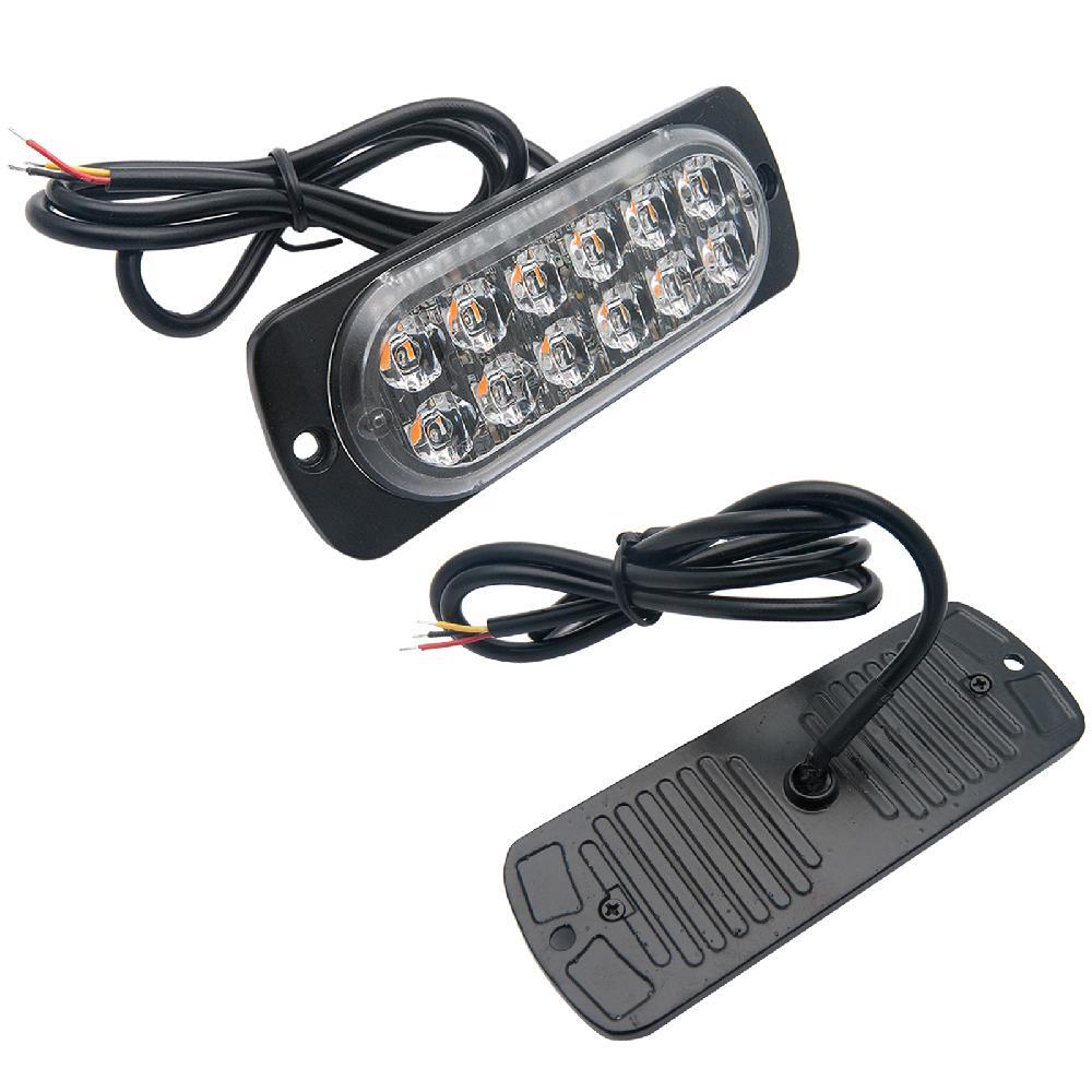 12V/24V LED Flashing Lights 4W Strobe Lights Waterproof Warning Light ...