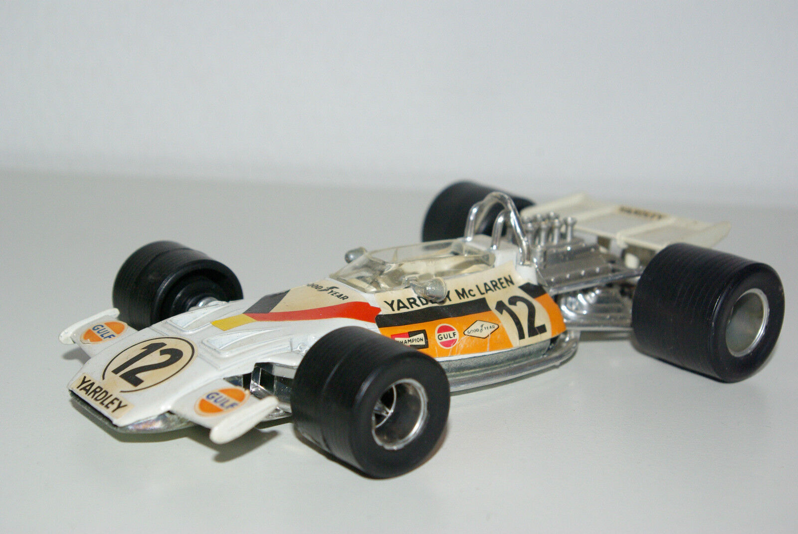 POLITOYS FX-5 FX5 FX 5 YARDLEY MC LAREN M19 FORMULA 1 F1 RACING CAR ...