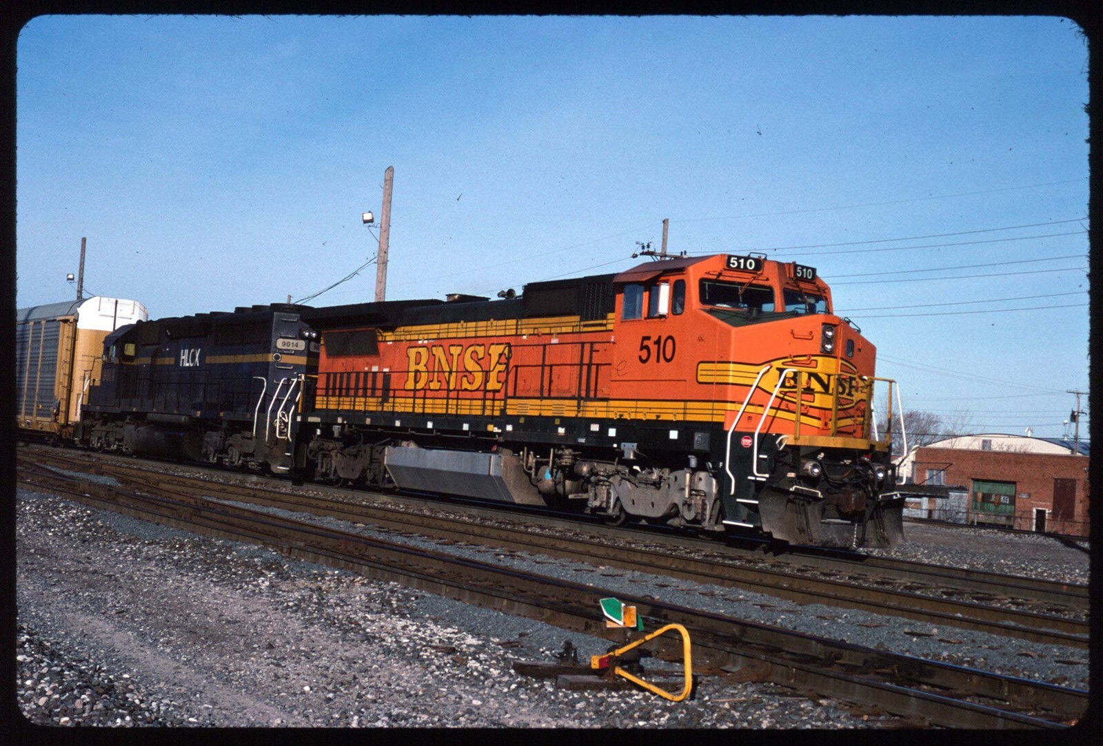 Original Railroad Slide - BNSF B'tn N'thn Santa Fe 510+ Cleveland 4-05 ...