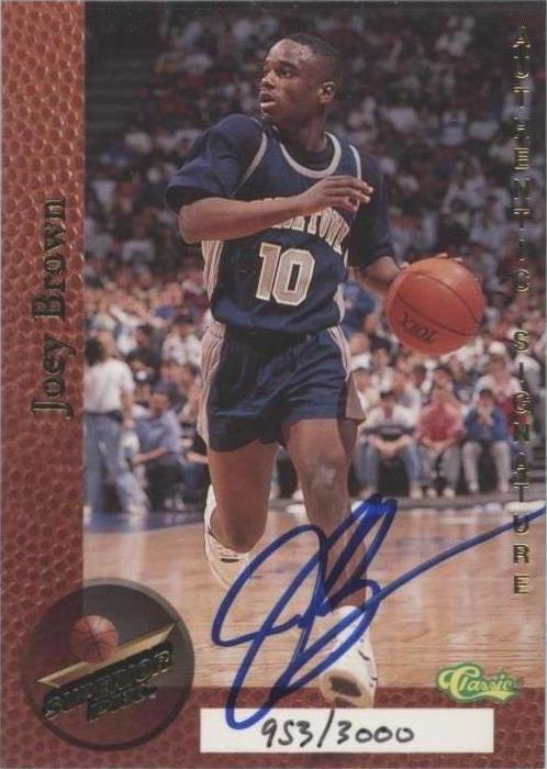 1995 Classic Superior Pix - Autographs Joey Brown /3000 (AU, RC) for ...