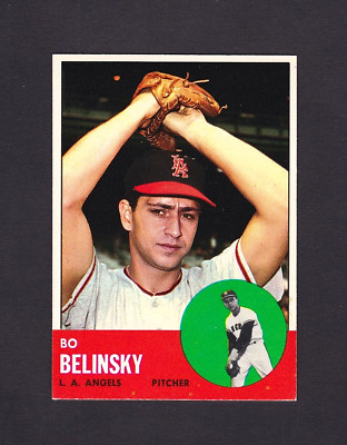 1963 Topps #33 Bo Belinsky [NM] | eBay