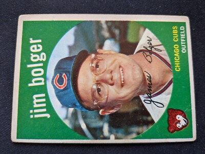 1959 Topps Baseball Card # 29 Jim Bolger - Chicago Cubs (VG) | eBay