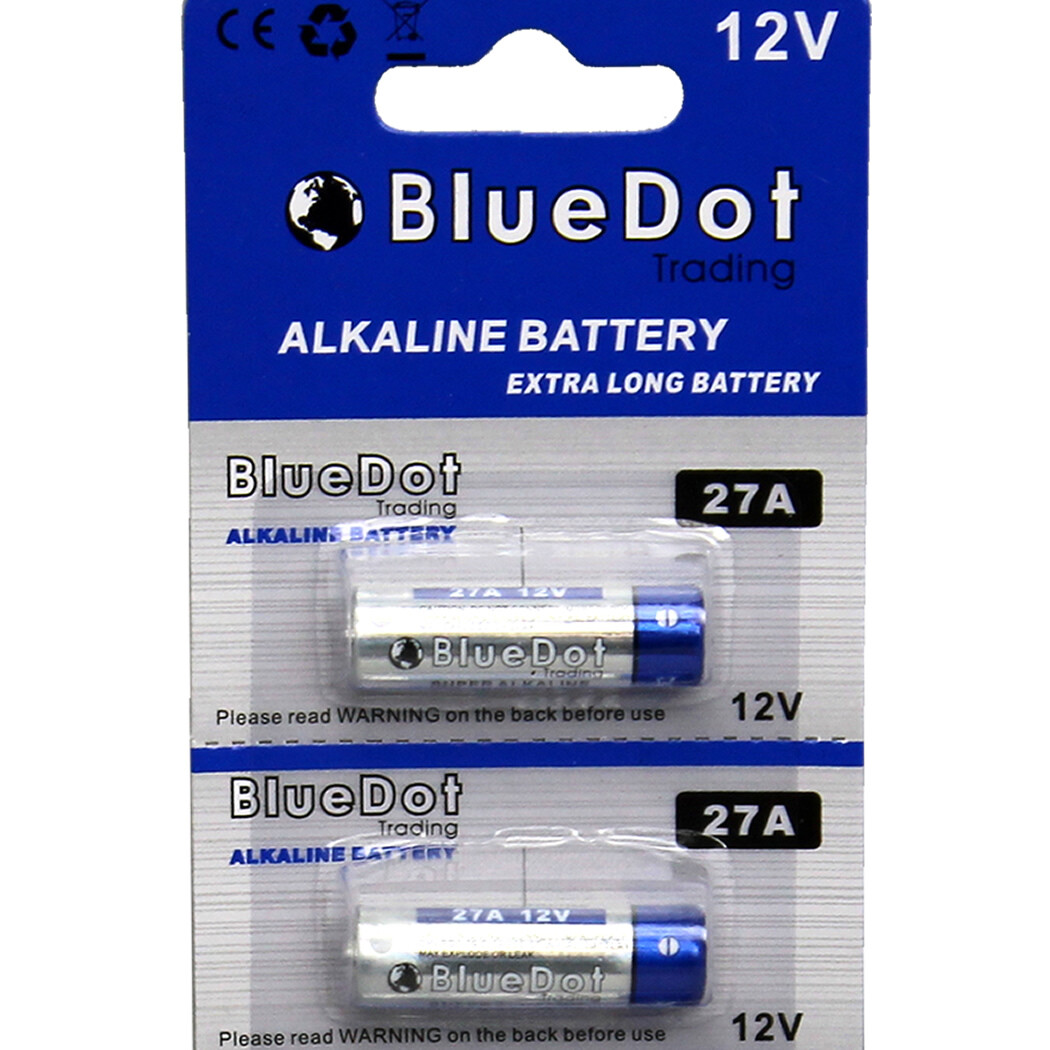 Qty 2 REPLACEMENT 27A GP27 ALKALINE KEYLESS ENTRY CAR REMOTE KEY FOB ...