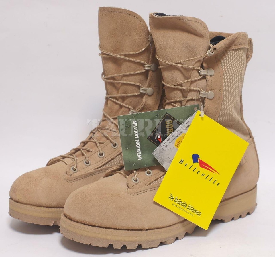Made in US New 790 G Belleville Desert Tan Army Combat Goretex Military ...