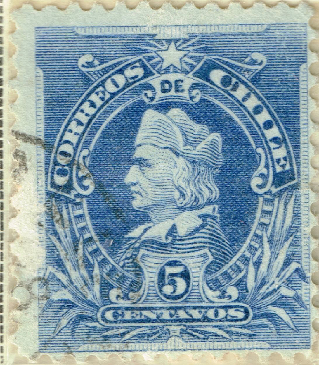 Chile Famous Explorer Columbus Colon classic stamp 1902 #53 | eBay