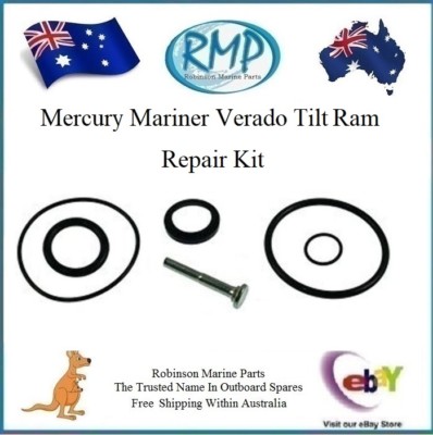 A New Mercury / Verado / Mariner Outboard Tilt Ram Repair Kit ...