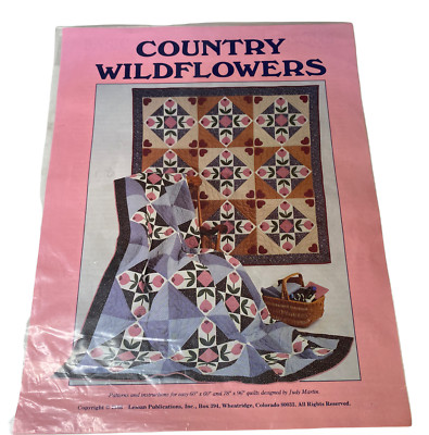 COUNTRY WILDFLOWERS BY Judy Martin - Leman Publications - 1986 - NEW | eBay