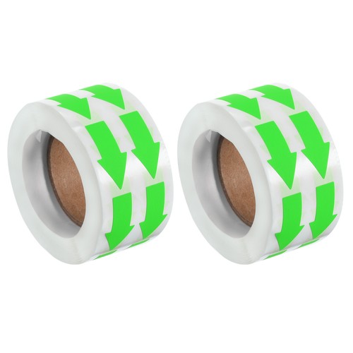 Arrow Sticker 1.2x0.6", 2000 Pcs Adhesive Color Coding Decal, Bright ...