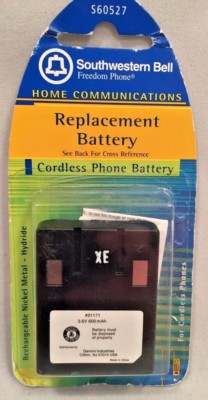 Replacement Rechargeable Battery Cordless Phone Battery S60527 3.6 Volt ...