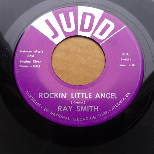 Ray Smith Rockabilly 45 Rockin Petit Ange That's All Right Judd VG LC ...