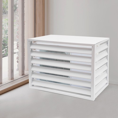 4-Panels Air Conditioner Fence Screen Air Conditioner Screen W ...