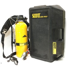 SCOTT Air-pak CBRN SCBA 2.2 Pak Alert Vibralert 2216 30min Cyldr Case ...