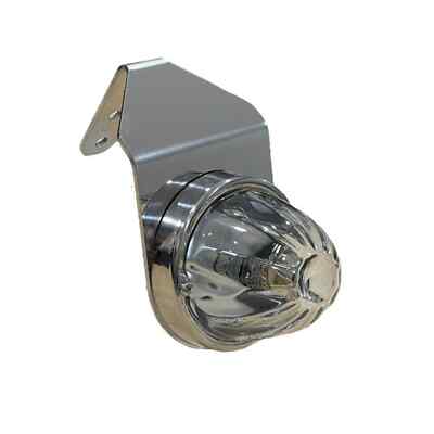 Watermelon Clear Glass Lens LED Light Chromed Base | eBay