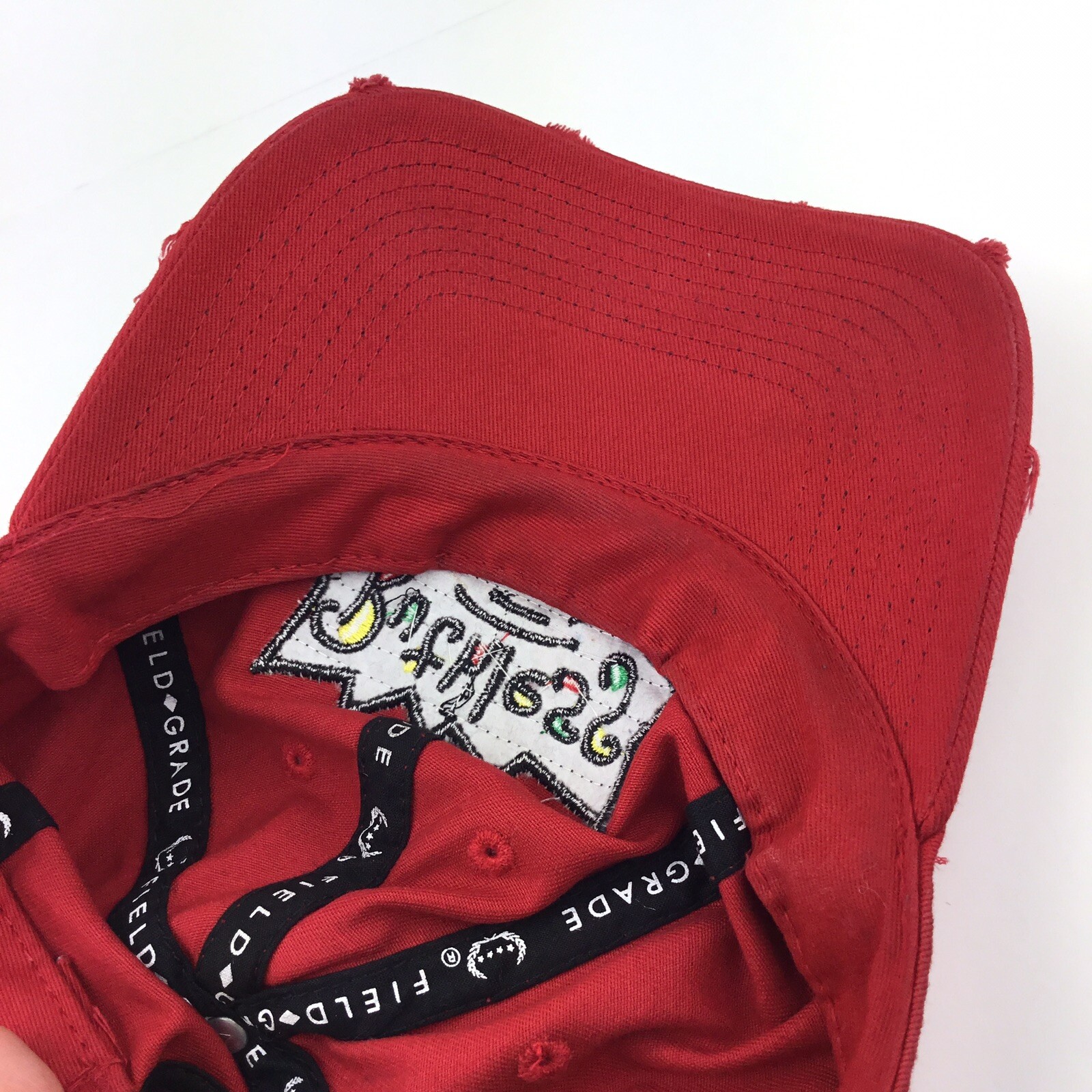 Rugrats Field Grade Red Baseball Cap Hat Adj. Mens Si… - Gem