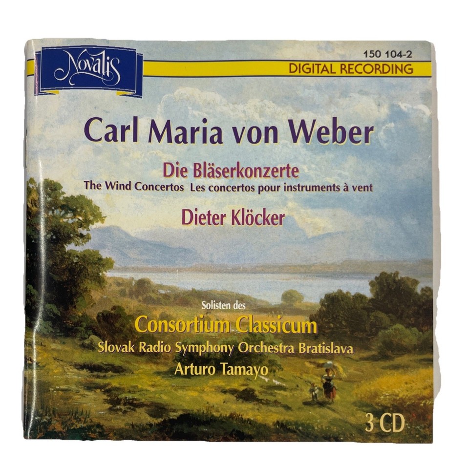 Carl Maria Von Weber The Wind Concertos 3 CD | eBay