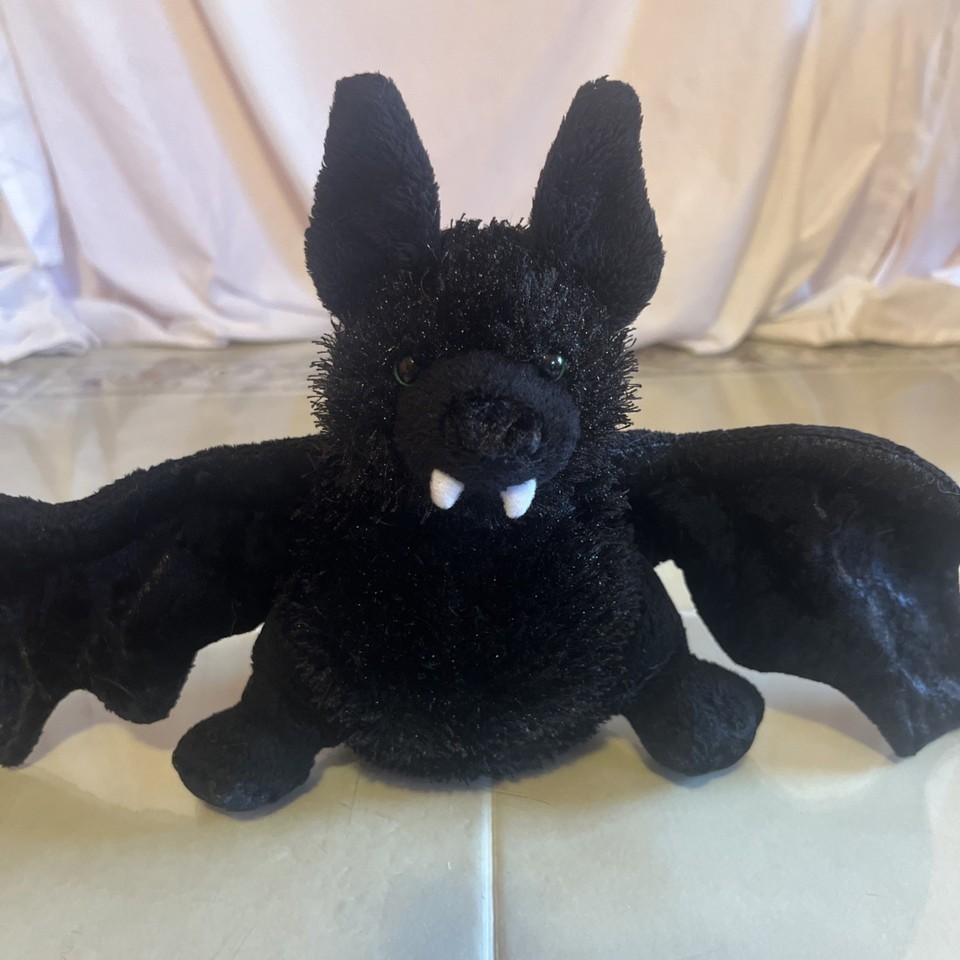 Ganz Webkinz Black Plush Bat stuffed animal. No code Halloween | eBay