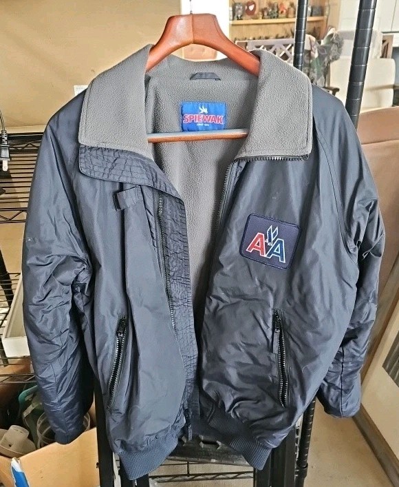 American Airlines Employee Jacket Bomber Mens Medium … - Gem