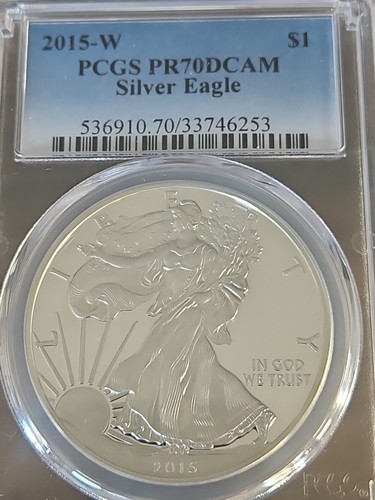 2015-W 1 oz Silver American Eagle Proof - PCGS PR70 DCAM | eBay