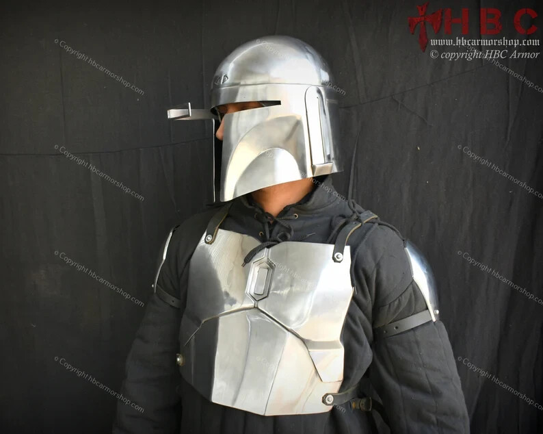 Steel Mandalorian Armor Star Wars Body Suit of Armor Cosplay Costume ...