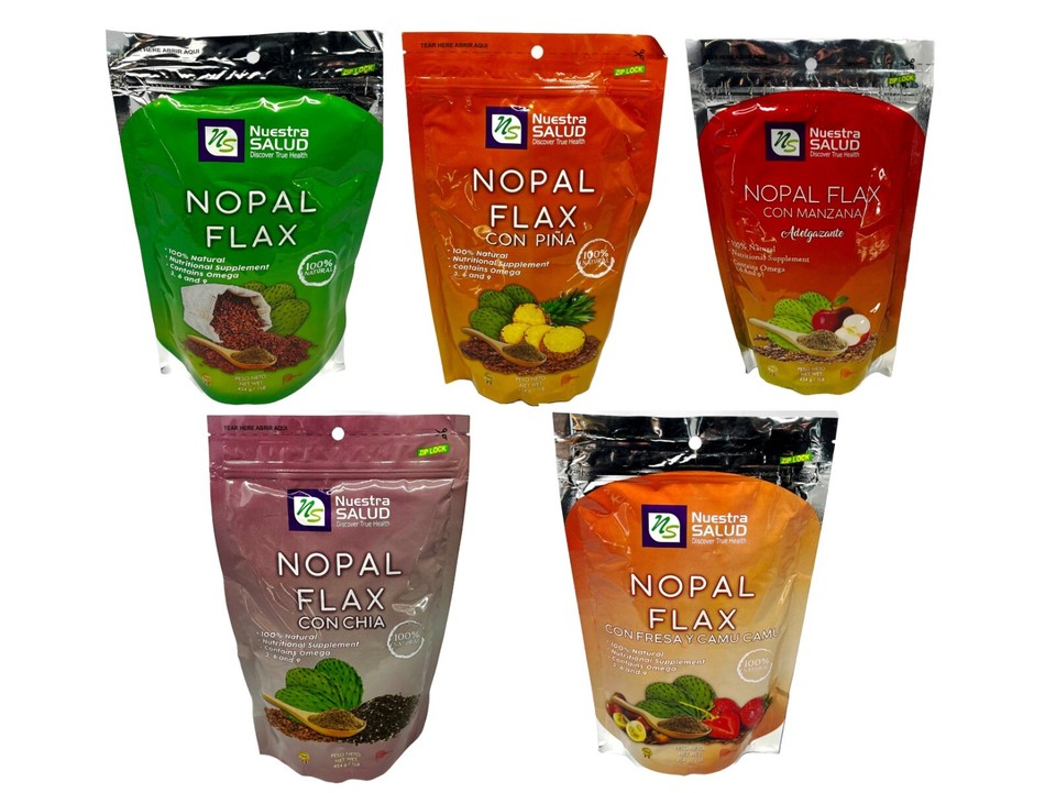 Nopal Flax - Linaza Plus Original (1LB) Colon Cleansing & Constipation ...