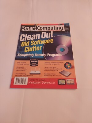 2009 March, Smart Computing Magazine, Clean Out Old Software Clutter ...