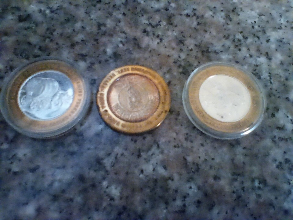 Reno Sundowner Ten Dollar .999 Fine Silver Gambling Token. Total of ...