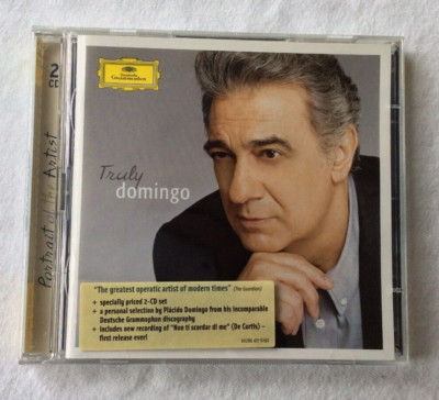 Placido Domingo: Truly Domingo CD (2 - Disc Set, Deutsche Grammophon ...