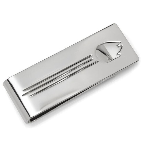 10K White Gold With Amazing Falcon Cut Out Money Clip For Men's | eBay