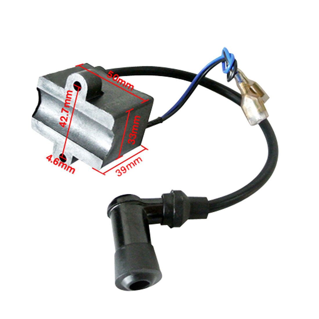 CDI Spark Plug Set for 49/60/66/80/100cc Engine 2 Stroke Motorized ...